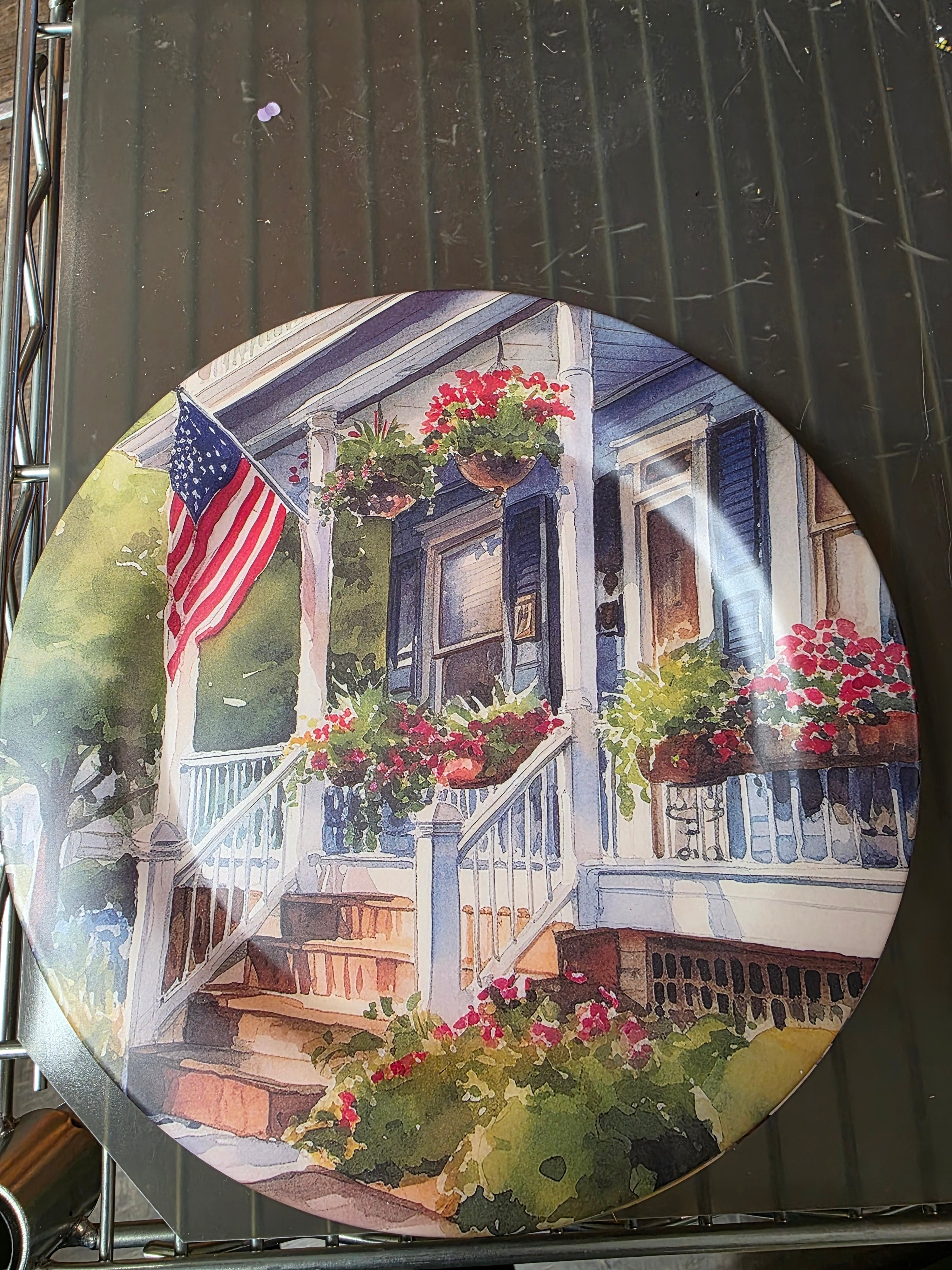 Porch flag plate – Rusty Ole Primitives